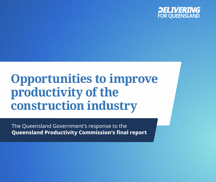 Productivity reforms validate urgent need for construction industry ...
